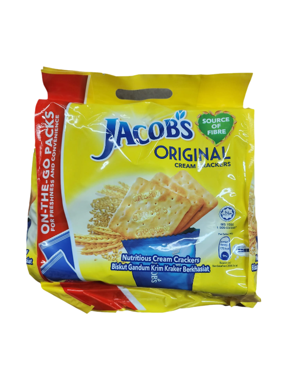 Jacobs Original Cream Crackers 600g - On the Go Packs (12 ct) – African ...